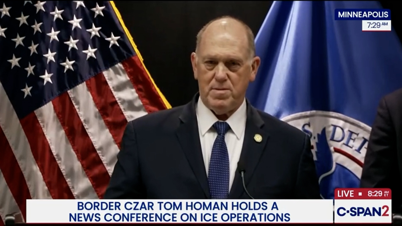 Homan acknowledges Minnesota operation has not gone to plan