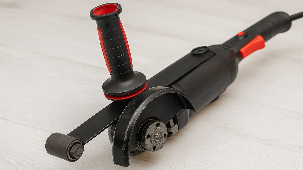 Transform your angle grinder: DIY versatile cutting stand for metal & wood!