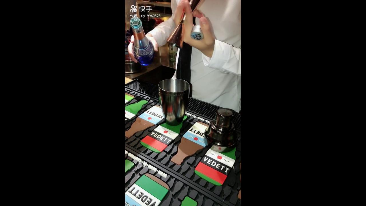 Presenting ocean sunset cocktail creation and achieving a colorful ...