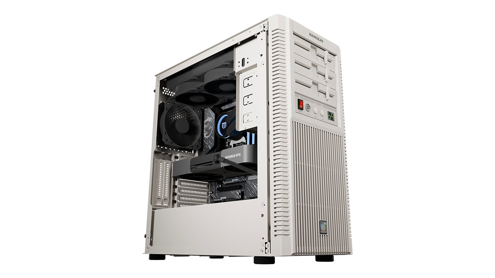 Maingear built a '90s gaming PC with an RTX 5090 inside