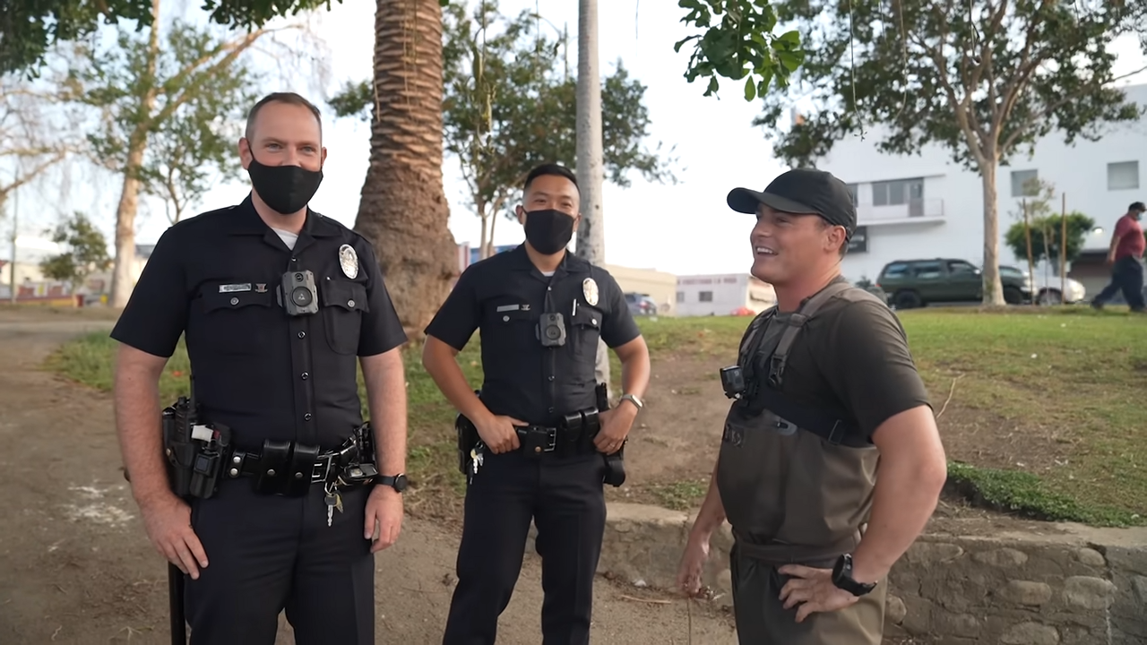 We couldn't ignore this find from the pond... and had to call the police