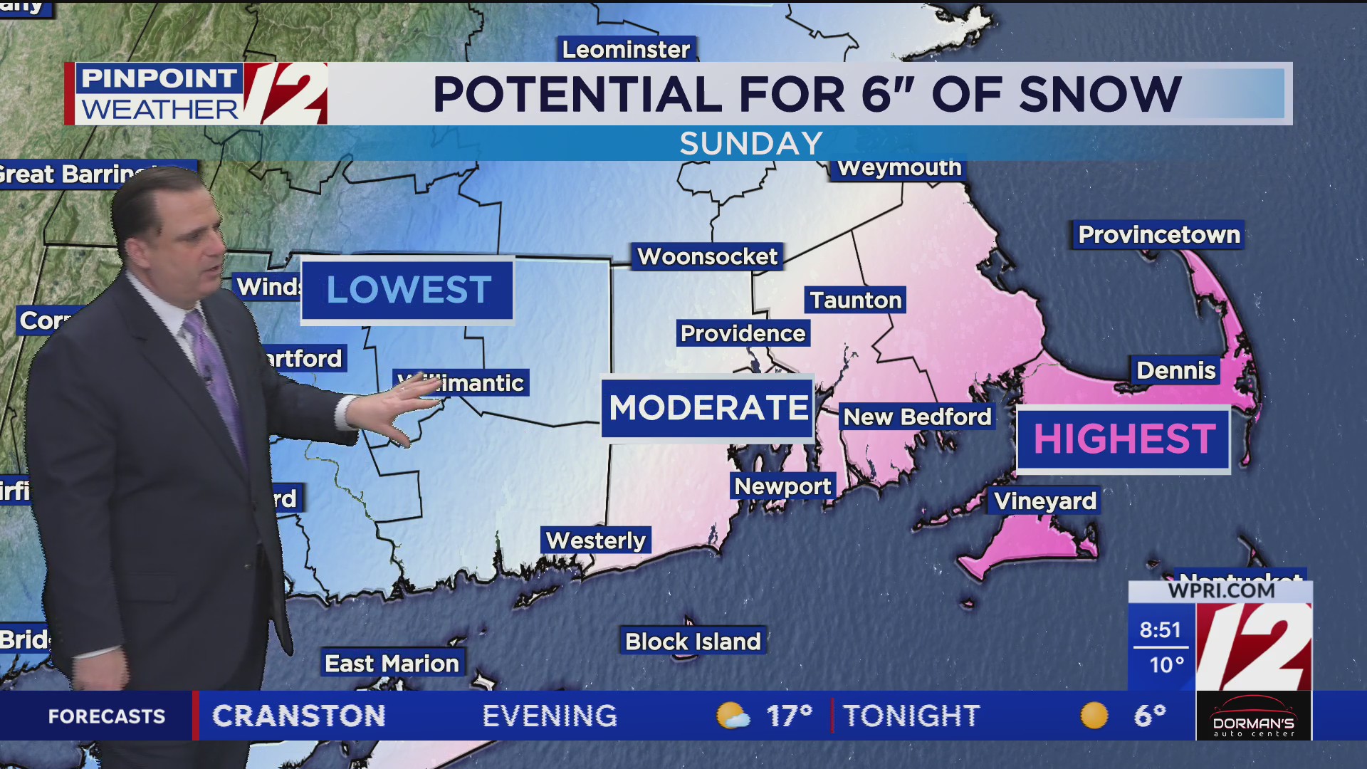 WPRI 12 weather forecast for 1/29/26: Cold into the weekend; tracking ...