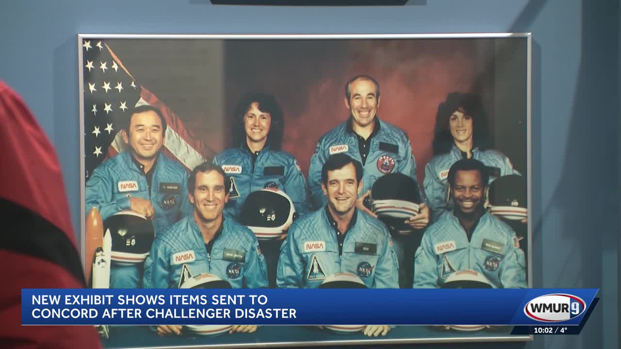 New exhibit shows items sent to Concord after Challenger disaster