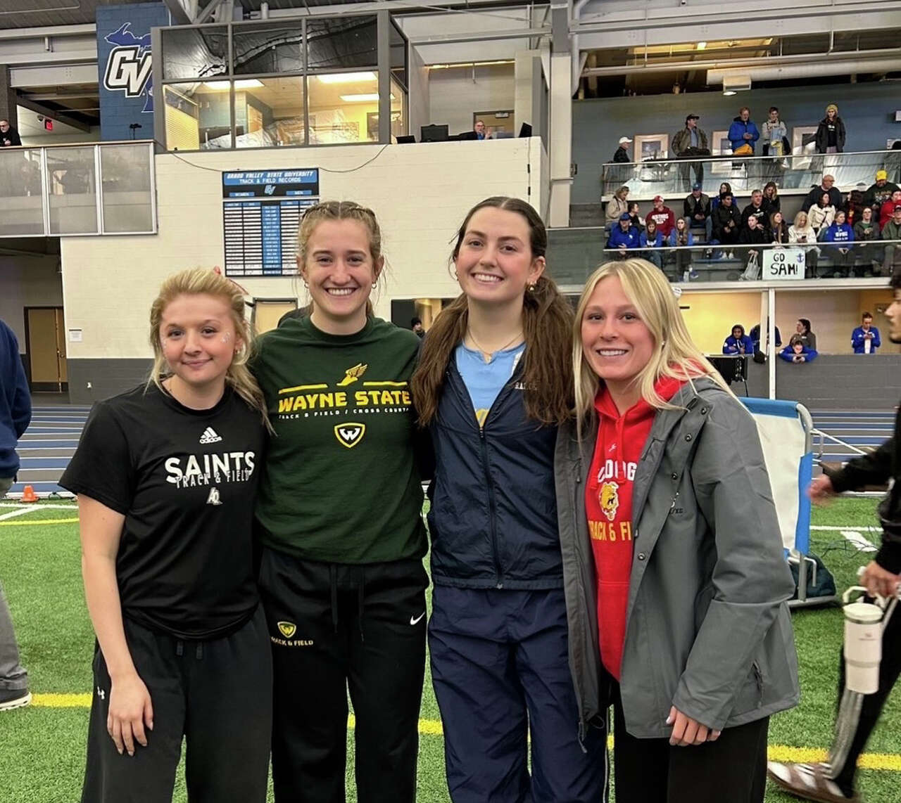 Manistee track alumnae reunite at Bill Clinger Classic
