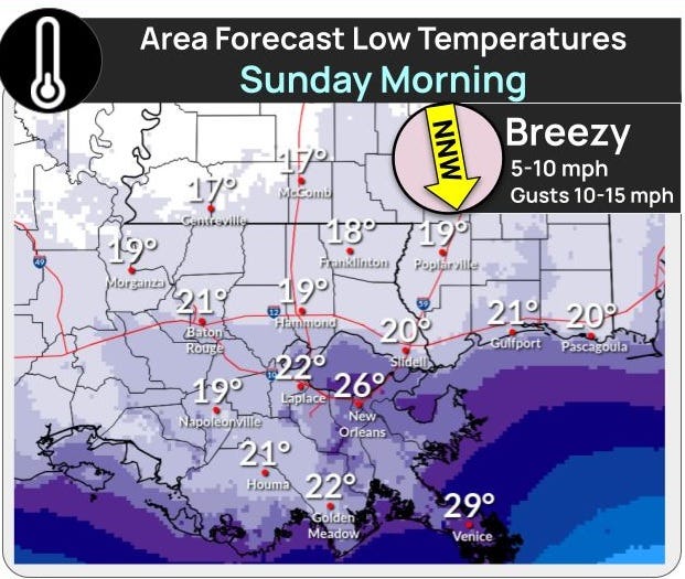 Brief Friday warm up before coldest weather this season blasts into ...