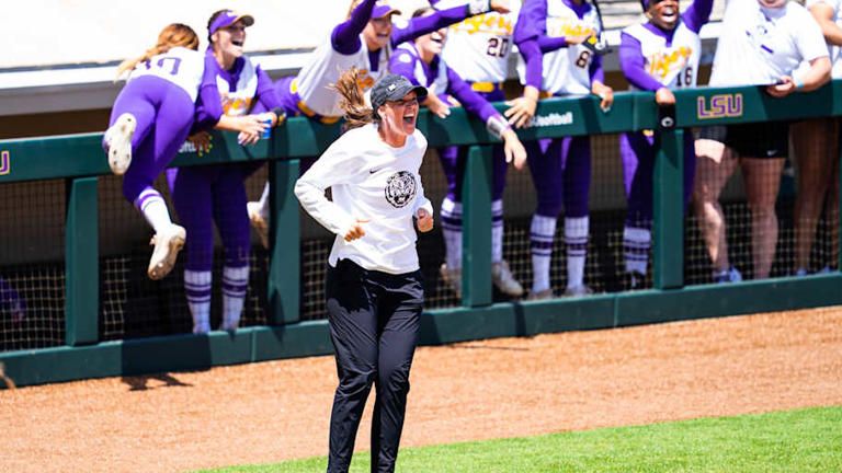 LSU softball’s Beth Torina details why she’s no longer coaching third base