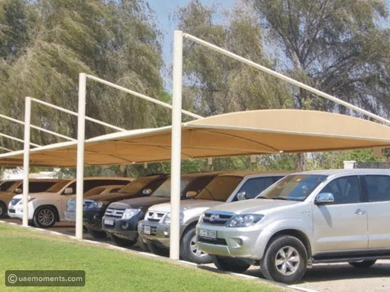 Dubai allows residential parking shades, but with strict guidelines