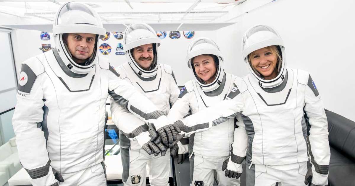 NASA’s SpaceX Crew-12 heads into quarantine before launching for International Space Station