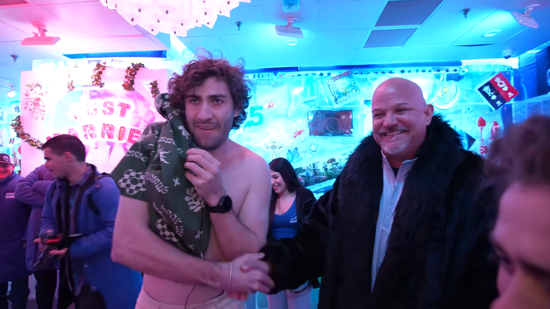 This bar stayed below freezing while people drank inside