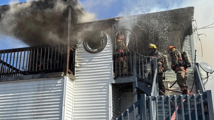 Man jumps from second-floor window to escape 2-alarm house fire, NOFD says
