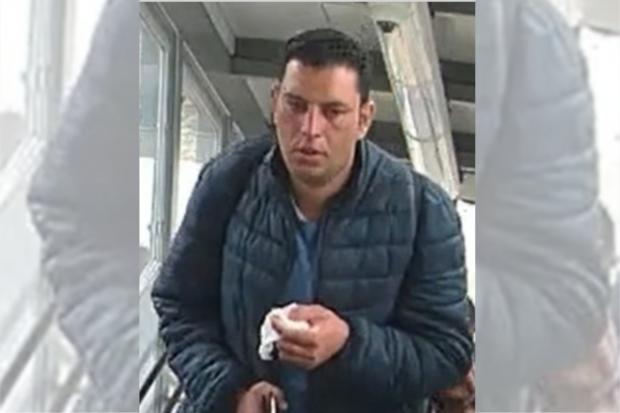 Picture of man released 'in connection' with train sexual assault probe