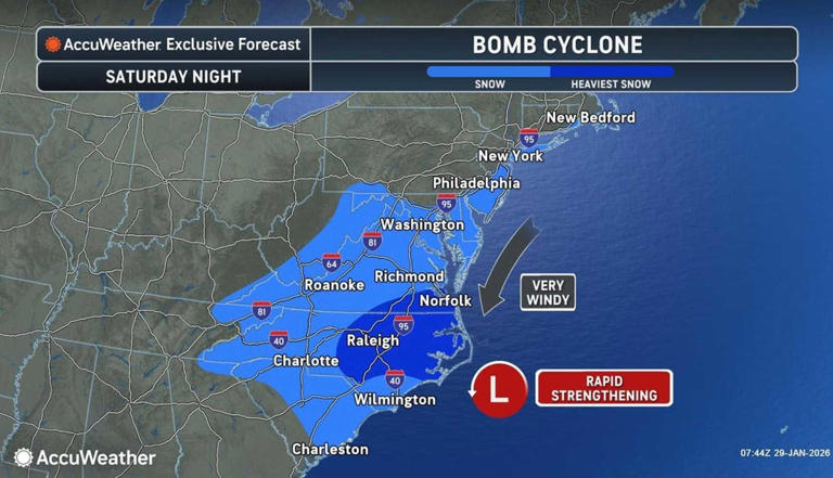 New snowfall maps released as fast‑developing nor’easter takes shape