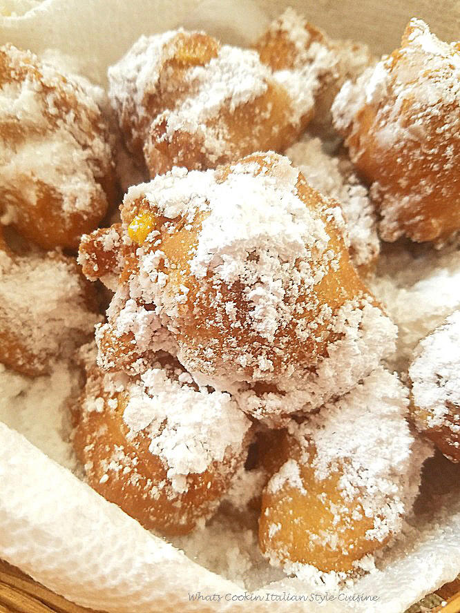 Authentic Italian zeppole