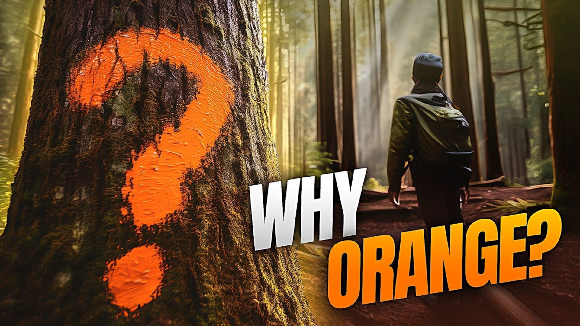 The meaning behind the orange paint you find on trees