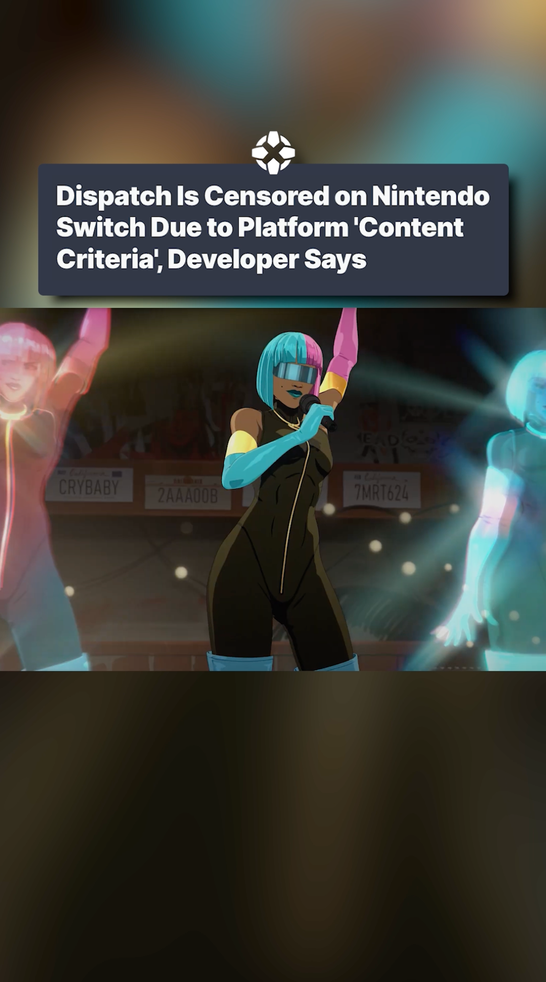 Dispatch is censored on Nintendo Switch