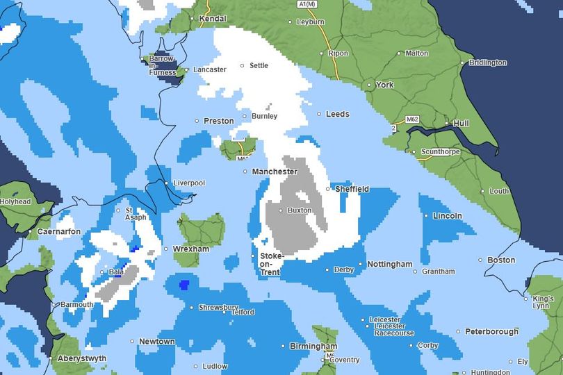 Met Office weather maps show where snow could fall in UK within hours ...