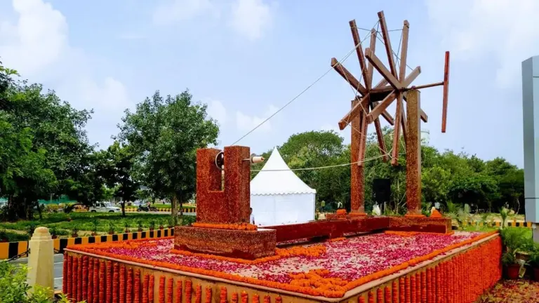 A unique Constitution Park created by recycling waste in Baghpat district
