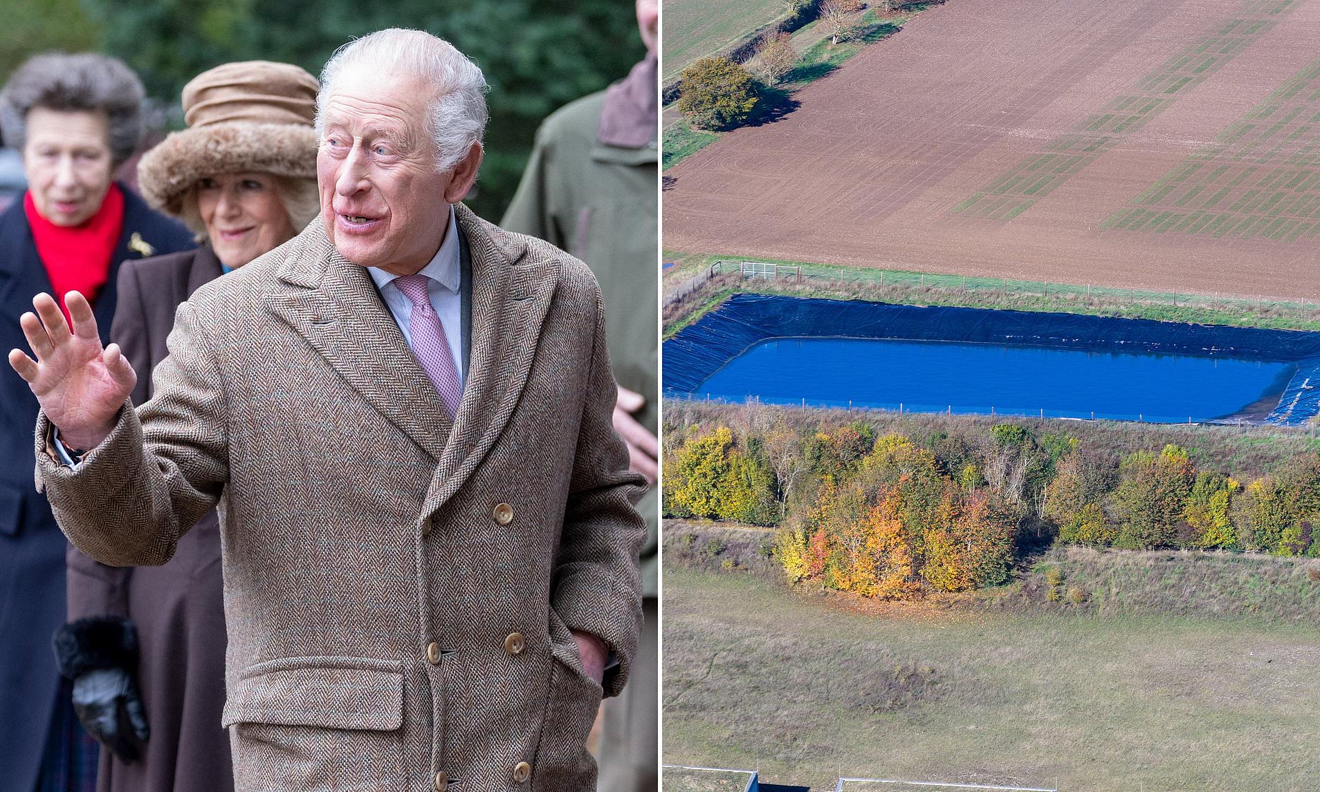 King Charles gets go-ahead to build huge slurry pit near Prince William ...