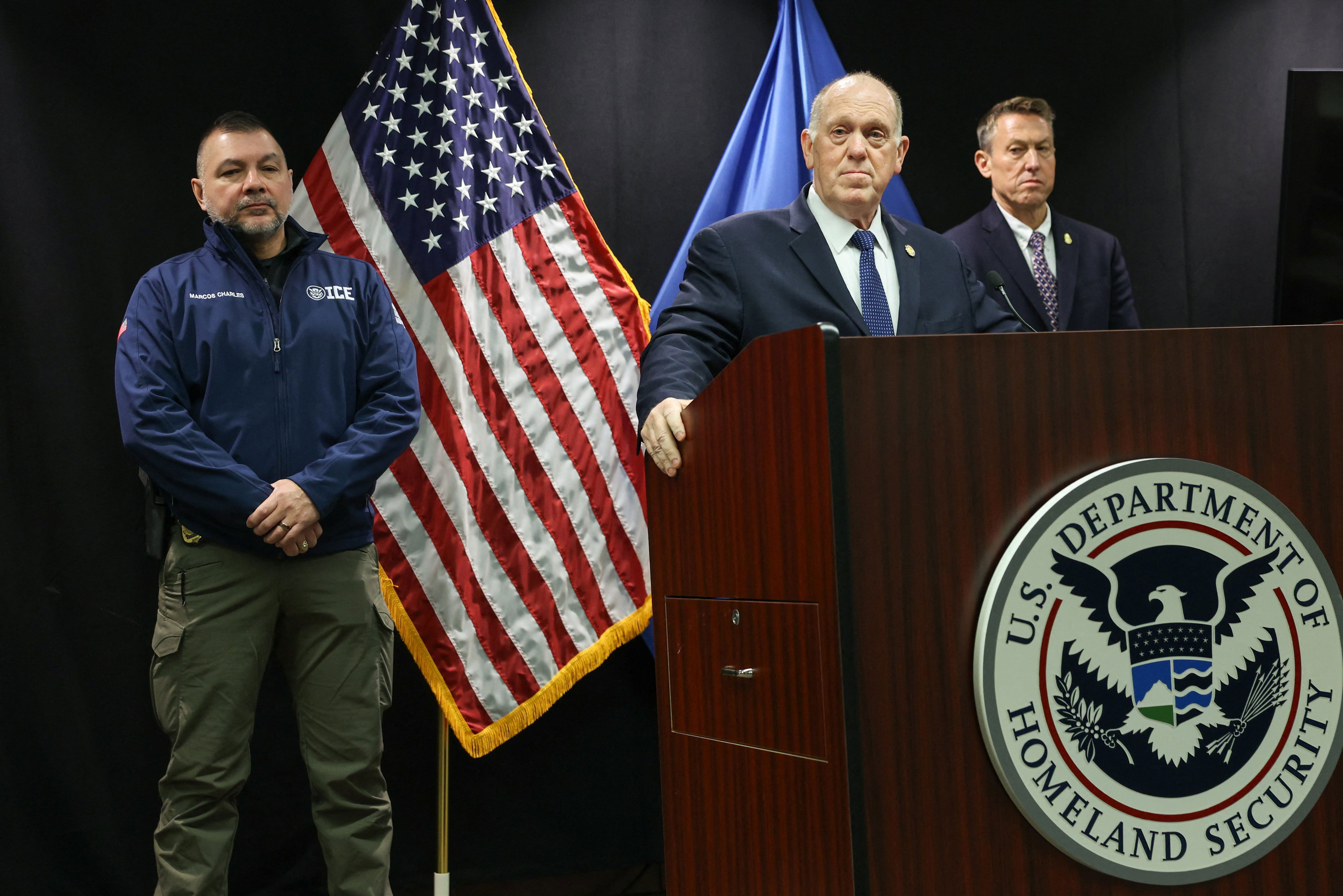 Homan, el nuevo jefe migratorio de Trump en Minneapolis: “Estamos ...