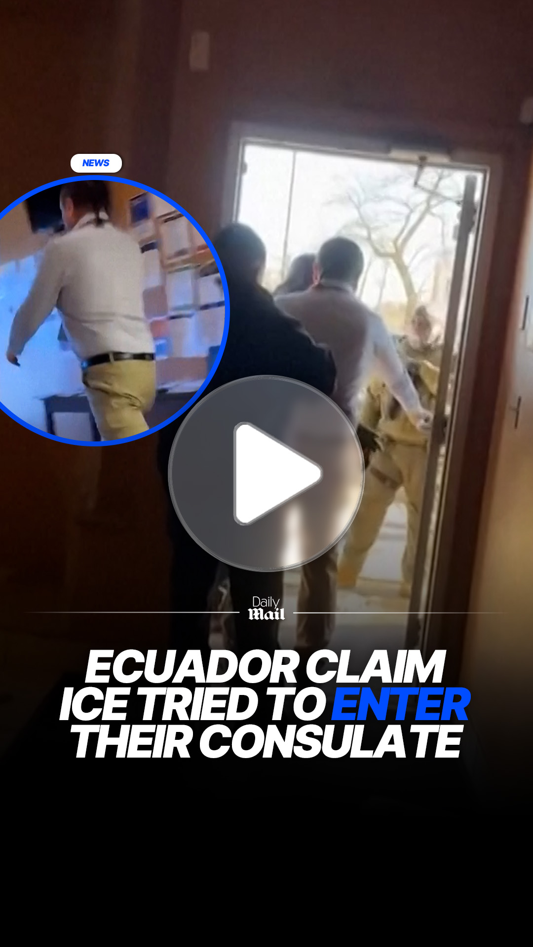 Ecuador claims ICE attempted to enter its consulate