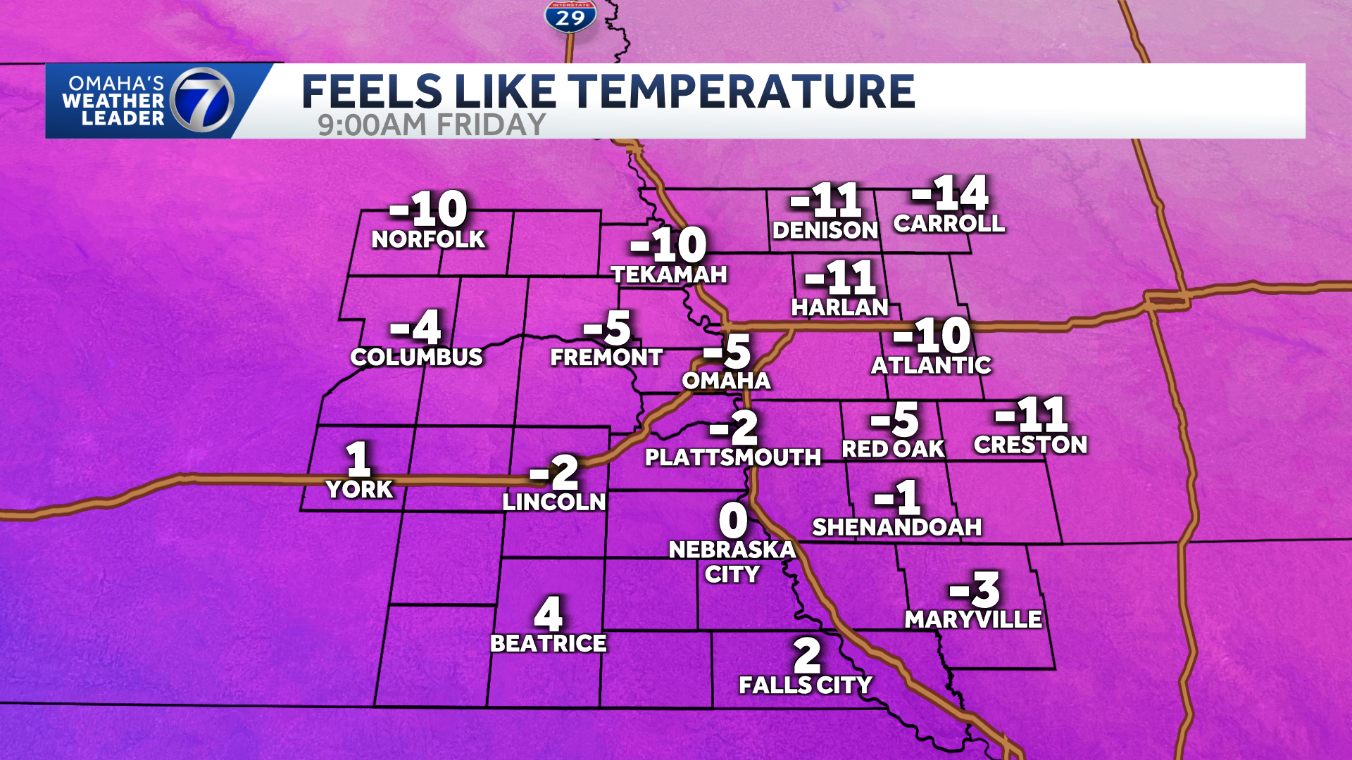 Another shot of cold into weekend, chances for snow