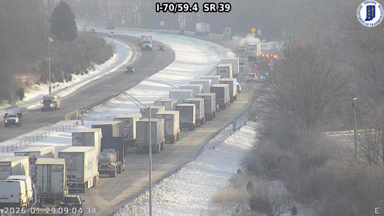 Trooper hit on I-70, marking sixth ISP involved crash in last five days