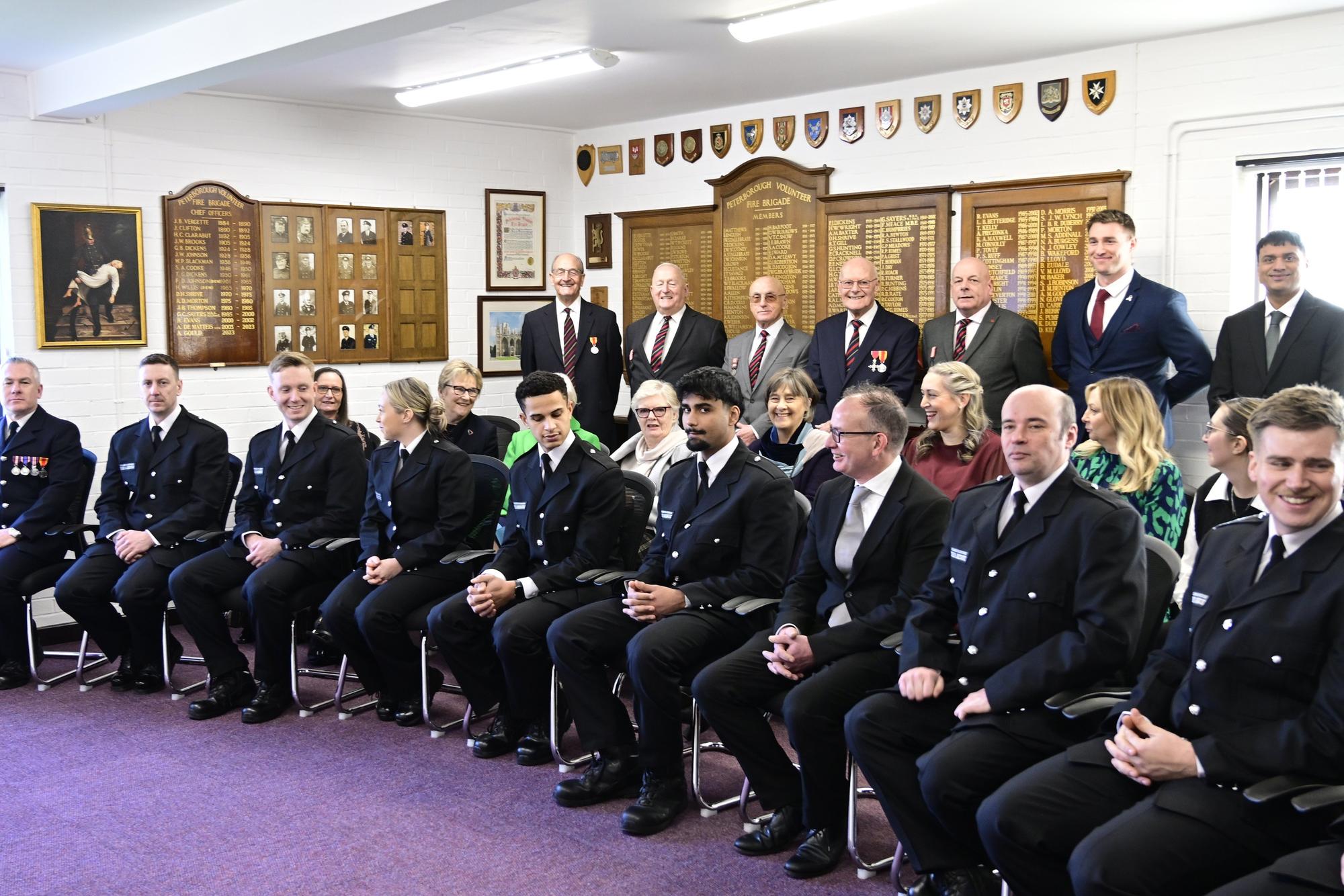 In pictures: Princess Royal cracks jokes on visit to volunteer fire ...