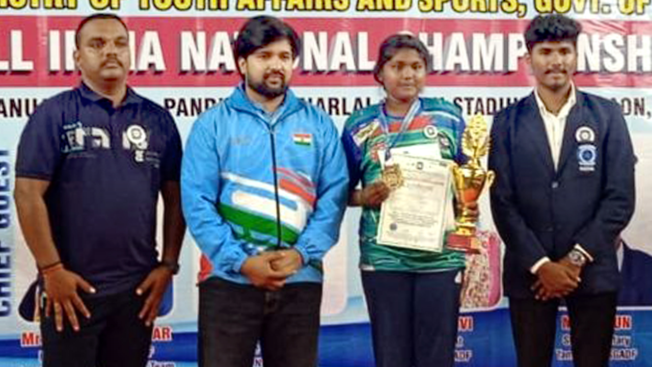 Ranipet schoolgirl bags gold medal at national martial arts championship