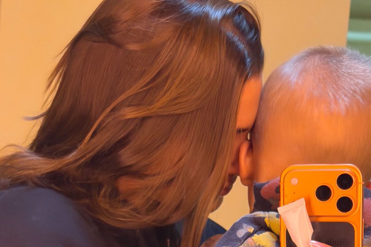 Hailey Bieber cuddles up with her 'snuggle bun' son Jack Blues, 16 ...