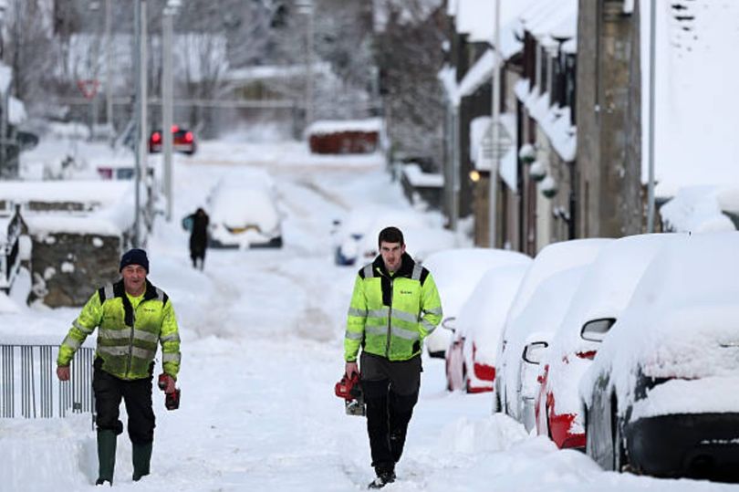 All the Midlands towns facing 15-inch snow bomb coming for England ...