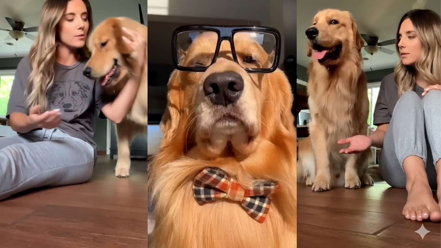 When your dog looks like the boss