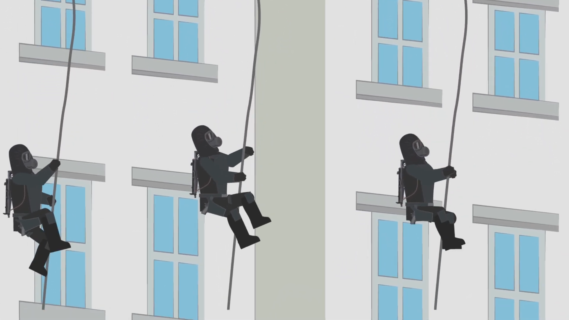 The terrorists shot a hostage - SAS launched the assault