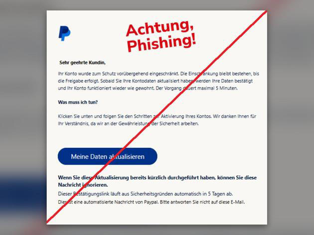 Verbraucherzentrale warnt vor „5 Minuten“ auf PayPal