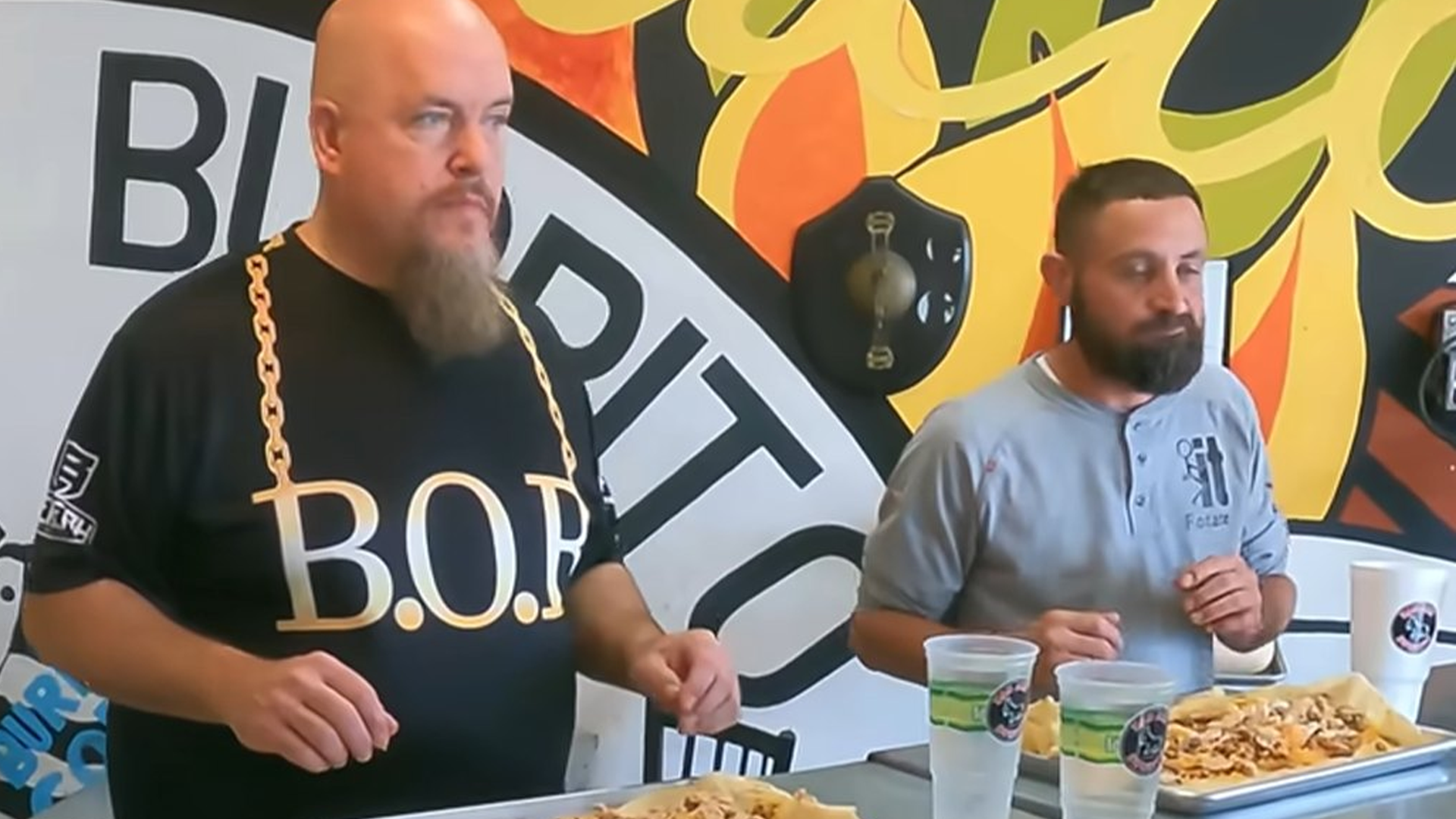 Bob tries to win $1,360 eating a 3 lb burger