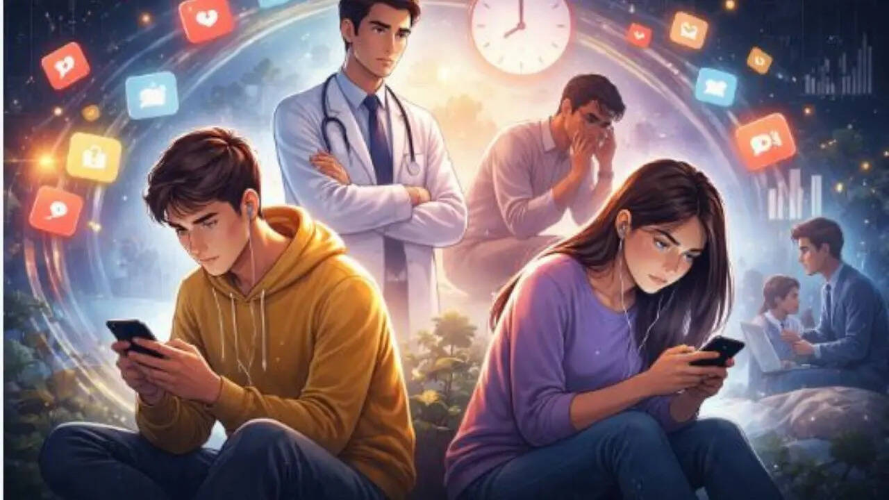 Economic survey flags digital addiction risk as doctors warn of mental ...