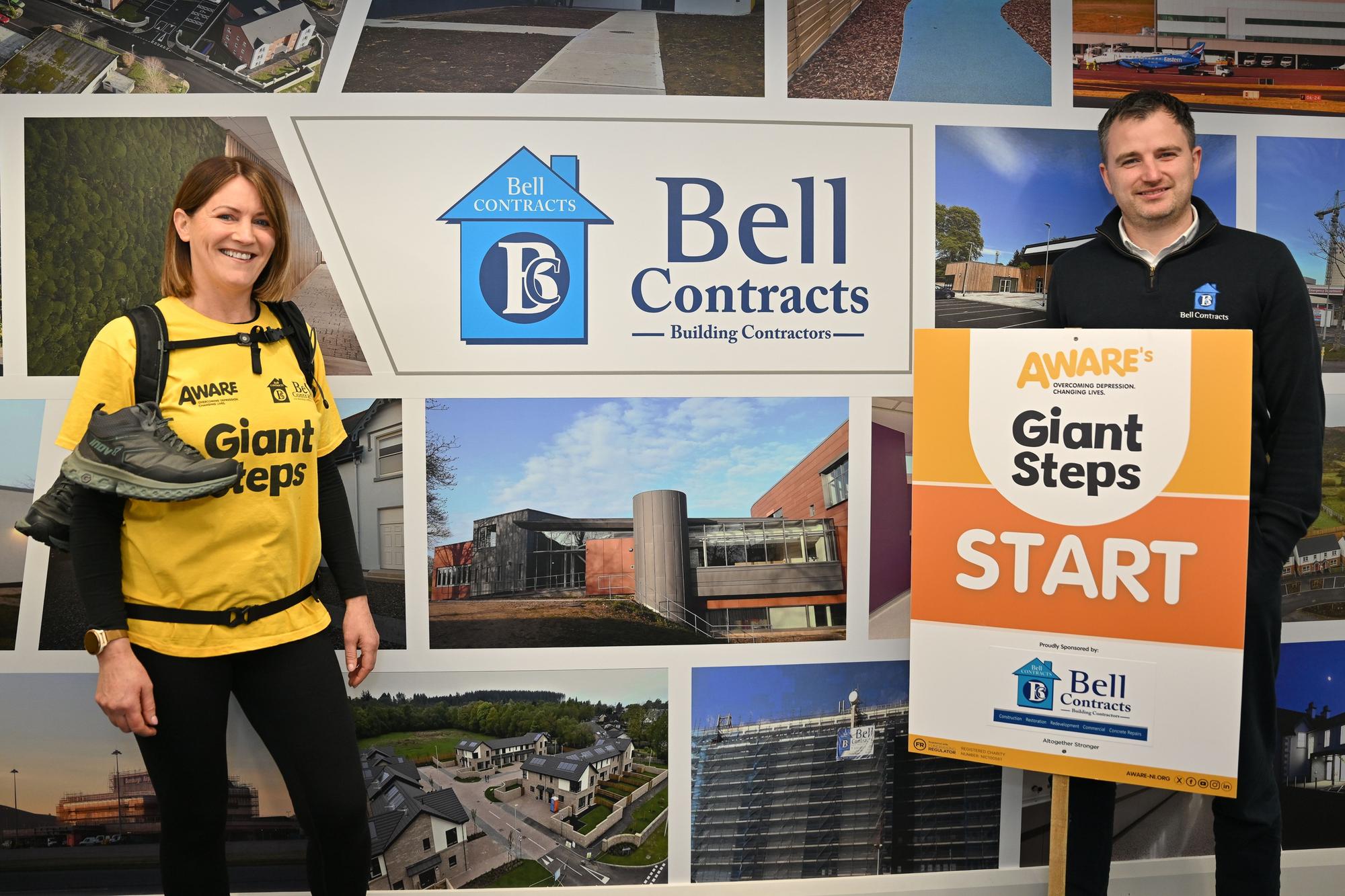 Bell Contracts return as headline sponsor of AWARE NI’s Giant Steps ...