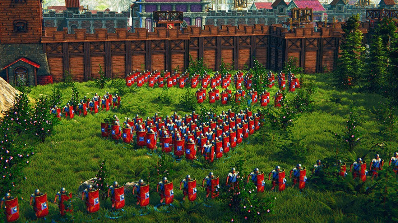 Build Roman cities and fight massive battles