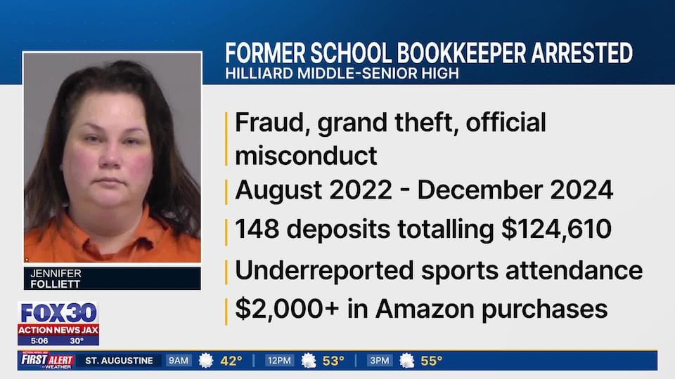Nassau school bookkeeper arrested, accused of stealing $100K from ...
