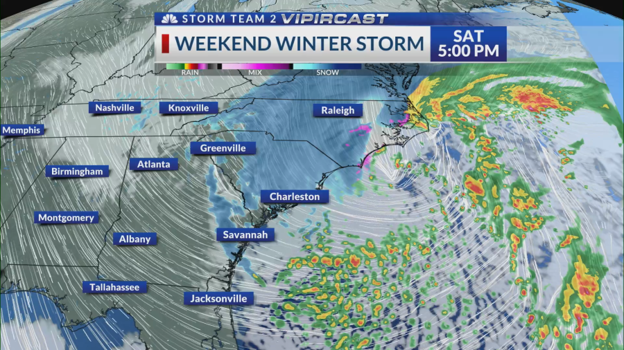 Frigid temperatures, possible snow forecast for the Lowcountry this weekend