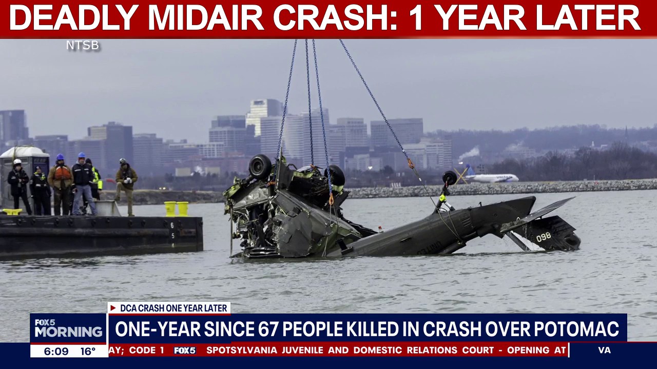 Nation, DMV marks 1 year since deadly midair crash | FOX 5 at 6AM