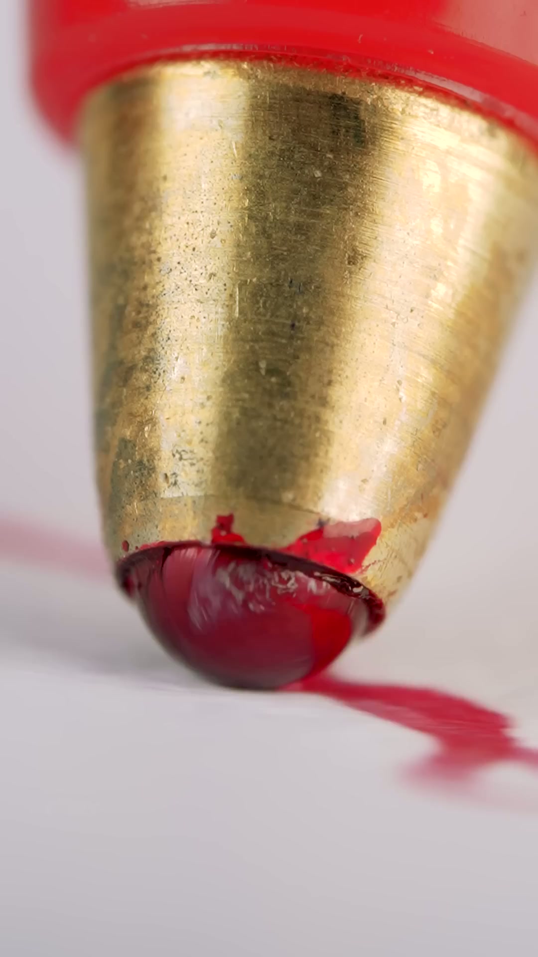 Red ballpoint pen closeup #urday #macro #satisfy