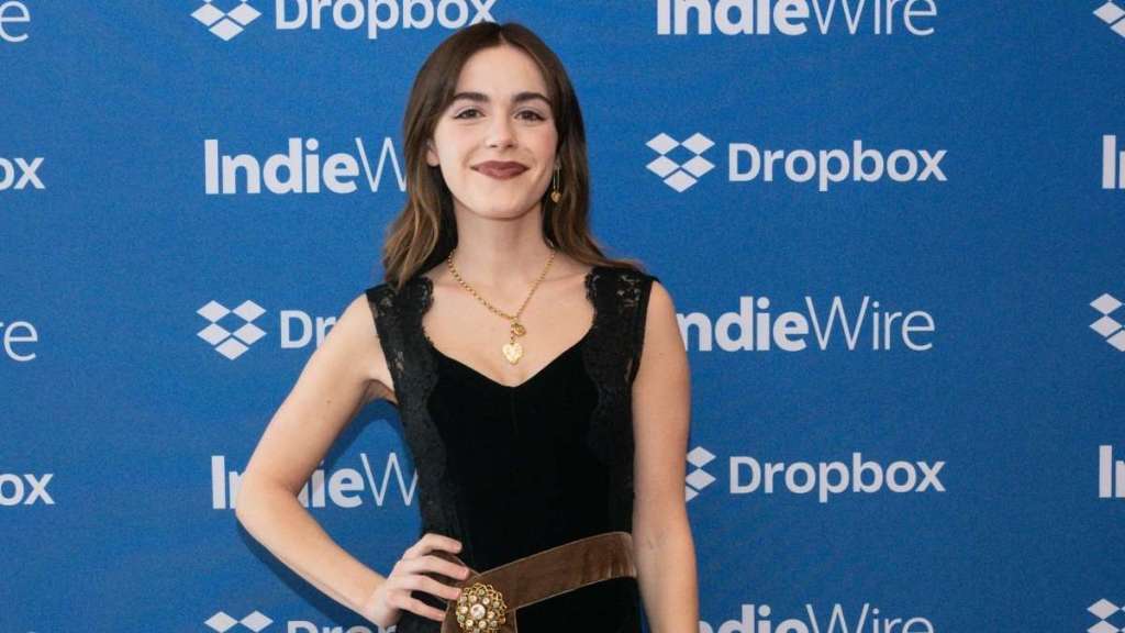 Kiernan Shipka's sheer lacy Shushu Tong skirt & top are far from usual