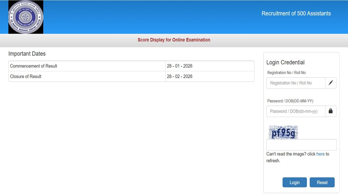 OICL assistant result 2026 out: Download scorecard PDF at ...