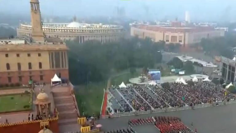 Beating Retreat ceremony marks culmination of 77th Republic Day events