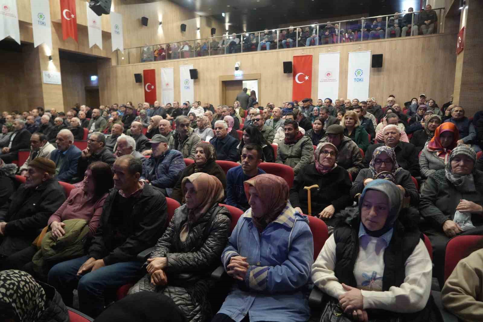 Niğde’de 2 bin 604 sosyal konutun hak sahipleri kura ile belirlendi