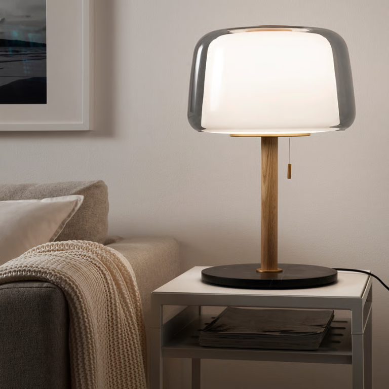 Ikea's striking table lamp has a 'lovely retro feel'
