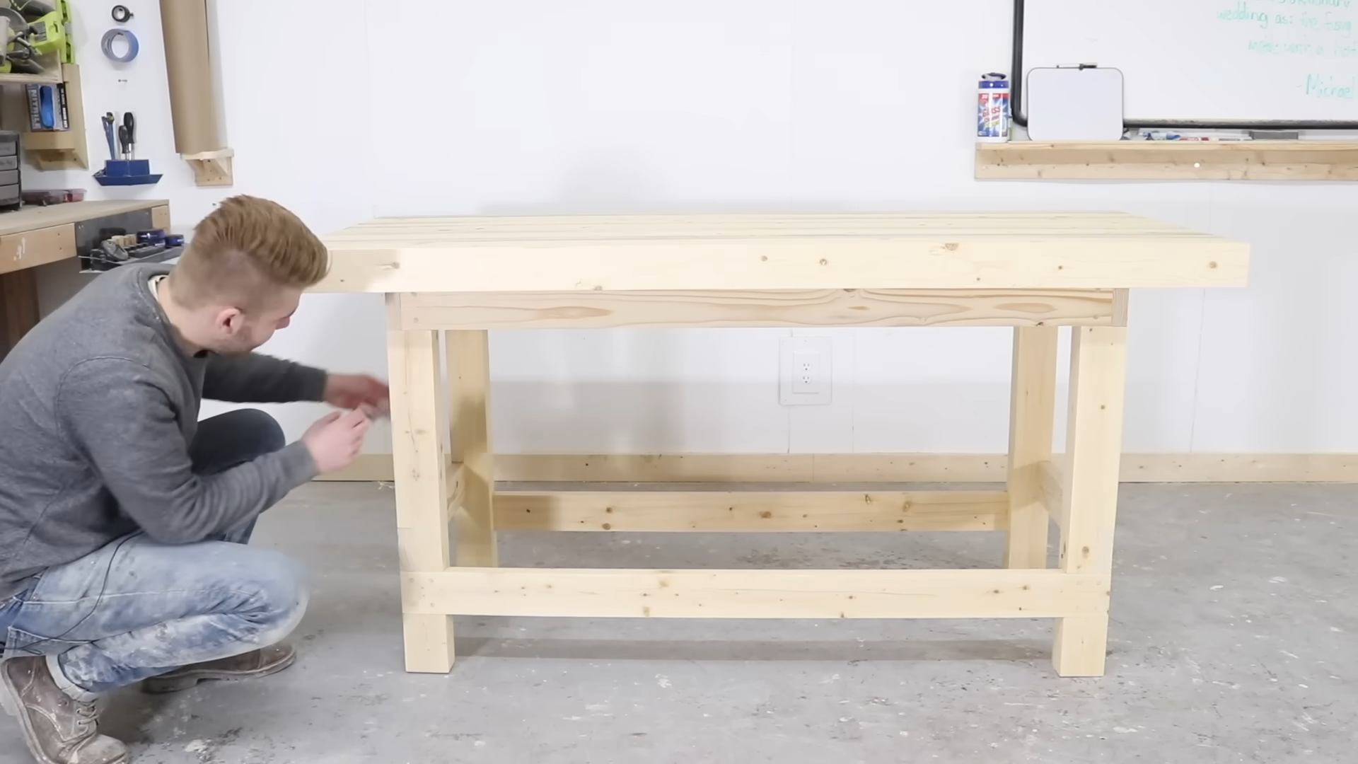 How to build a heavy-duty 2x4 workbench for under $100