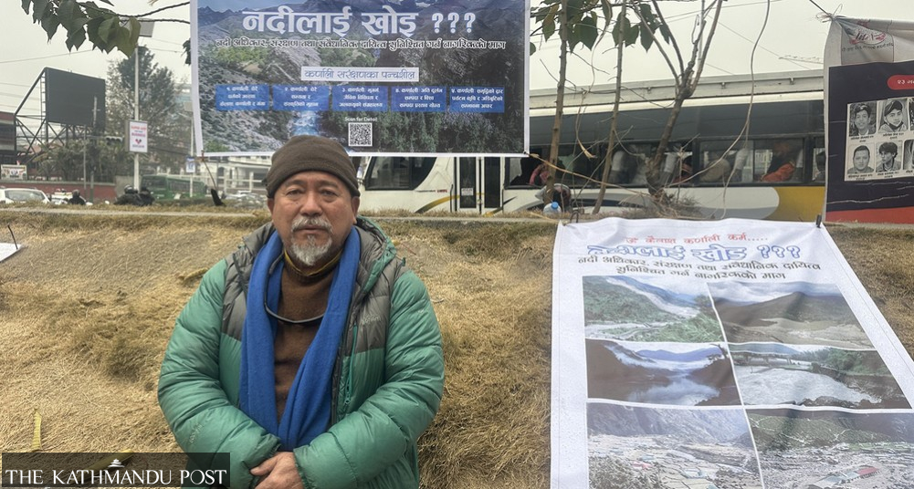 River conservation activist on hunger strike