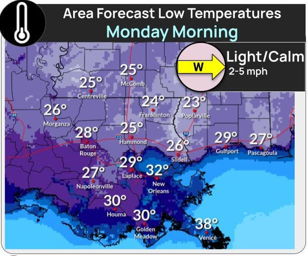 Brief Friday warm up before coldest weather this season blasts into ...