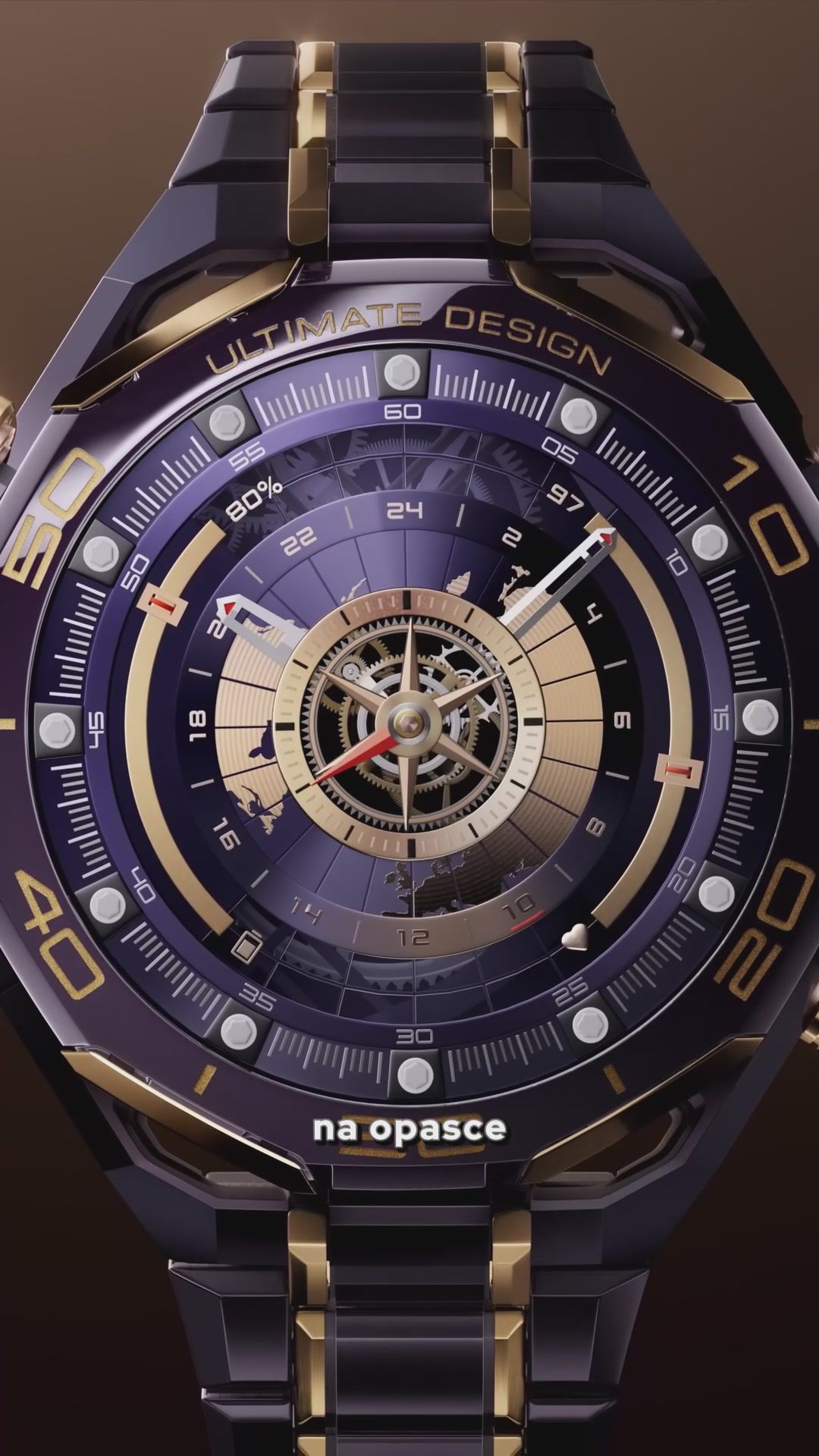 Smartwatch ze złotem. Huawei Watch Ultimate Design Royal Gold Edition